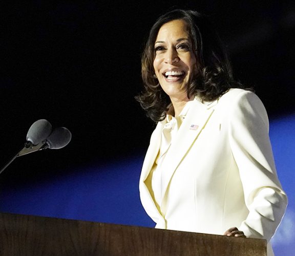 Harris pays tribute to Black women in 1st speech as VP-elect | News ...